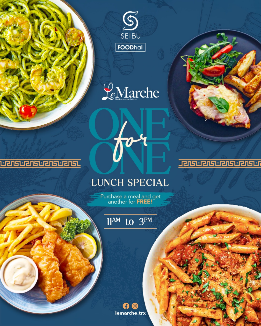 Le Marche One For One Lunch Special – SEIBU The Exchange TRX